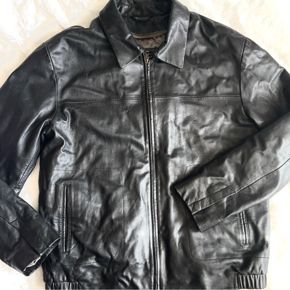 Midnight Velvet | Jackets & Coats | Vintage Midnight Velvet Leather ...